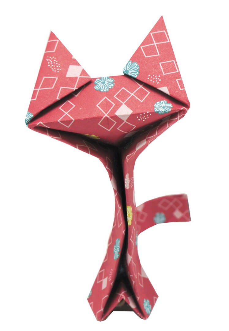 Funny Origami - Katze - 20 Blätter - Höhenflug | Bauen & Basteln für Kinder