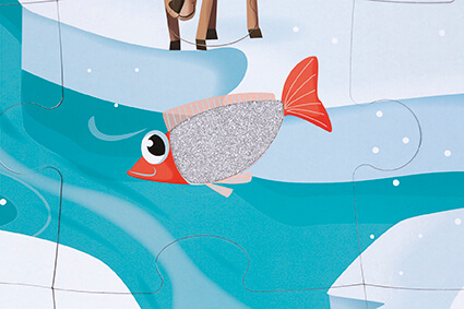 Haptik-Puzzle "Im Eis" (20 Teile) Im Karton - Höhenflug | Kreativsets ...